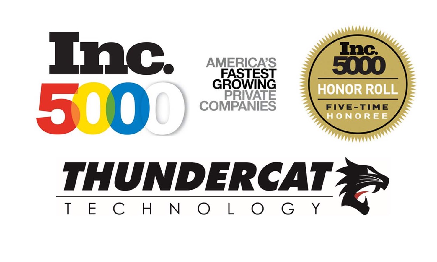 ThunderCat Technology Makes the Inc. 5000 List 5 Years in a Row - ThunderCat Technology